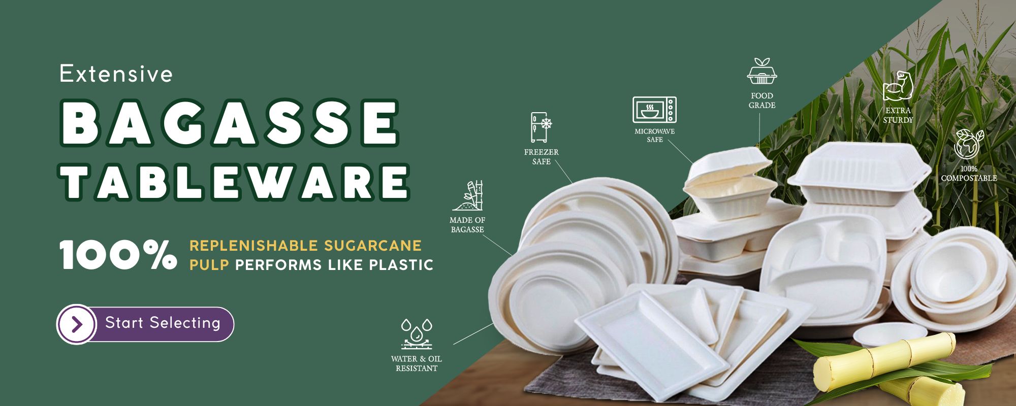 SADHO - Bagasse Tableware Exporter | Eco-Friendly Packaging – SADHO by ...